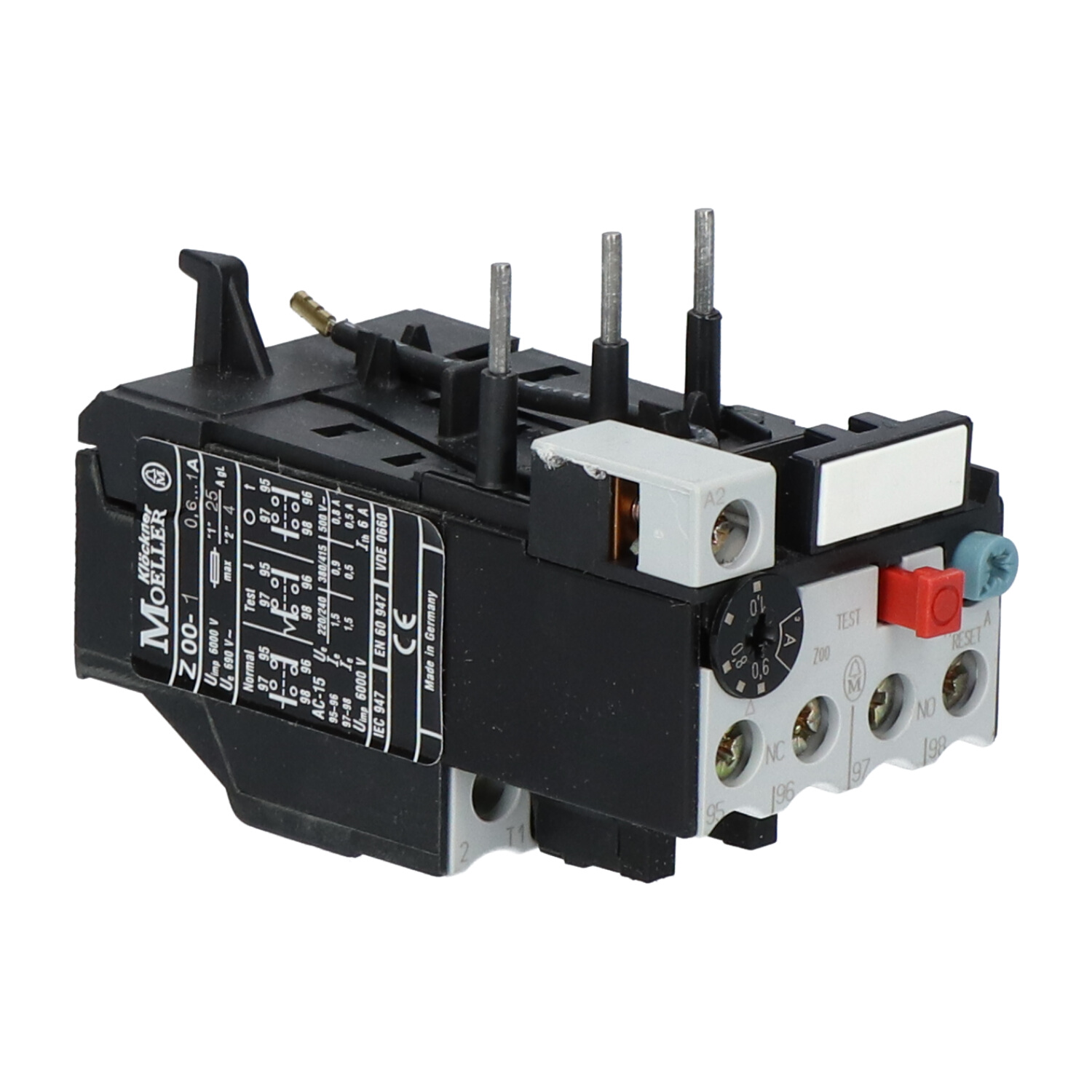 Moeller Z00-1.0 Motor Overload Relay Motorschutzrelais New NFP