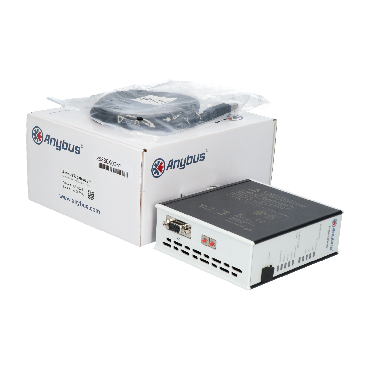 Anybus AB7652-F X-gateway Profinet IO Slave New NFP