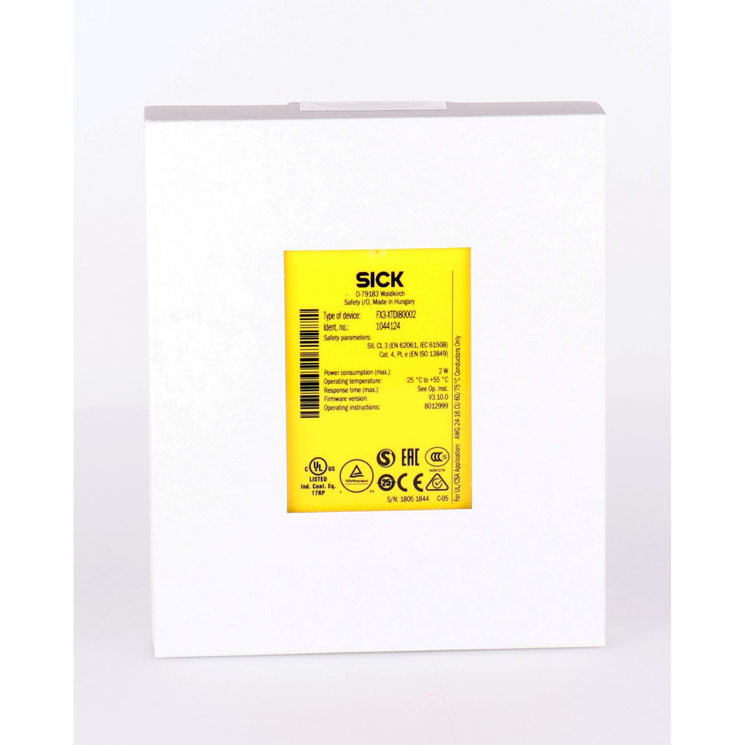 Sick FX3-XTDI80002 Safe EFI-pro System New NFP Sealed