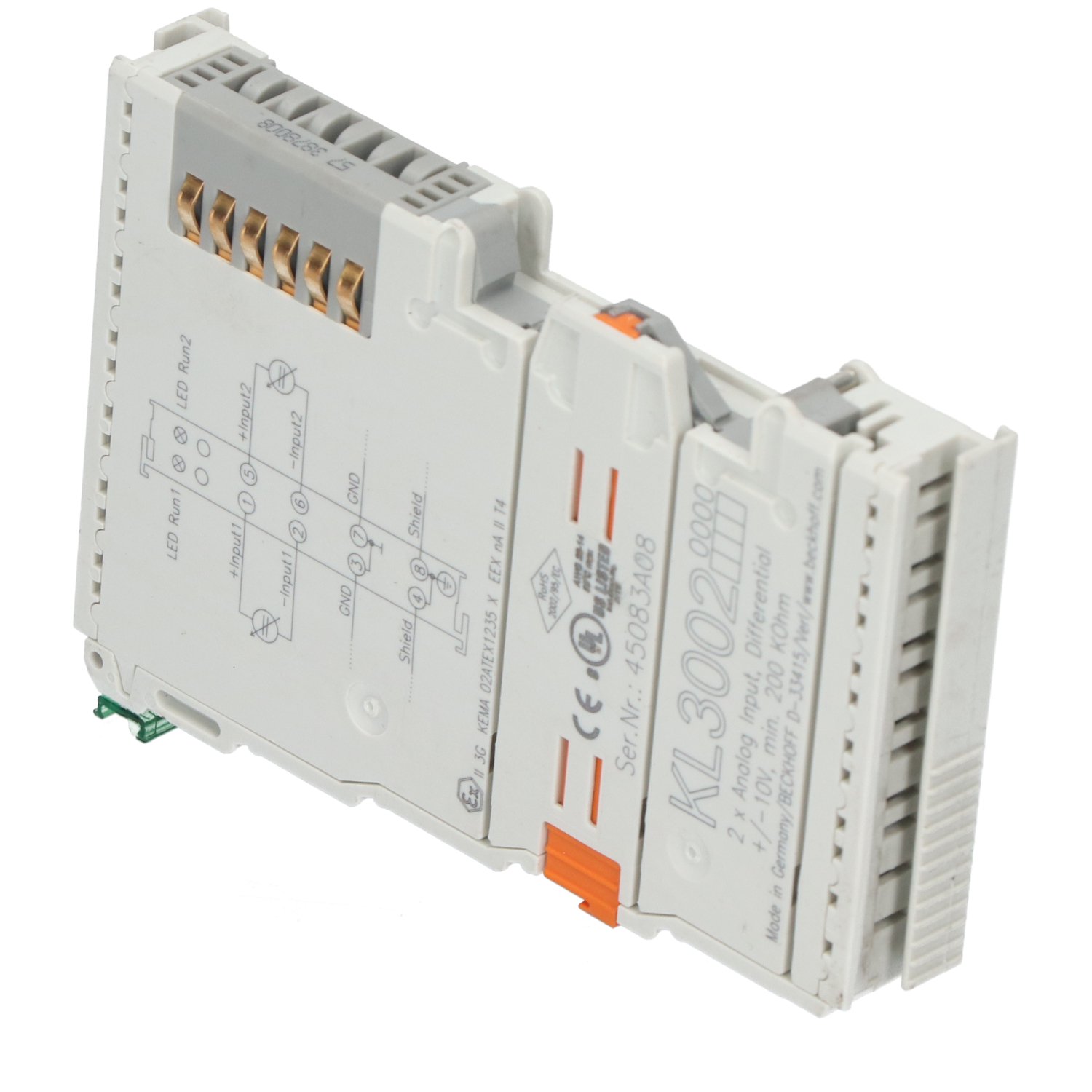 Beckhoff KL3002 Analog Input Module Analogeingabe New NMP