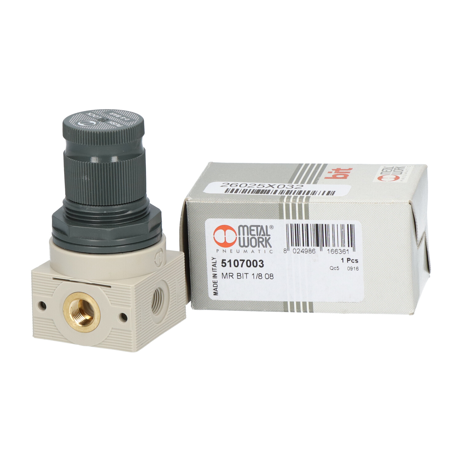 Metal Work 5107003 Micro-regulator BIT coupling 1/8 New NFP