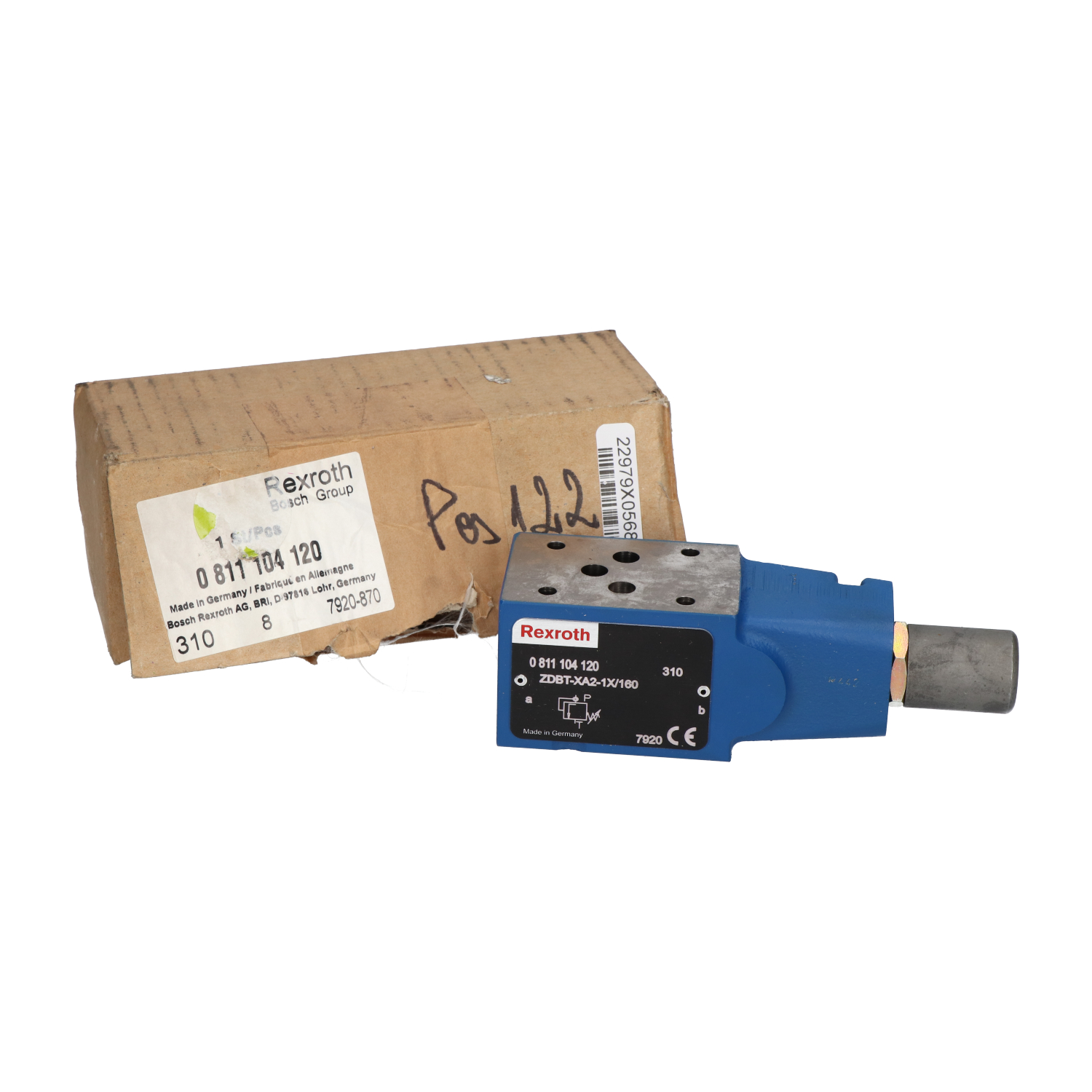 Rexroth 0811104120 Hydraulic Pressure Control Valve New NFP