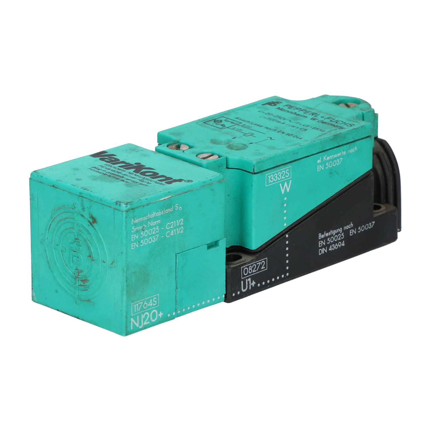 Pepperl+Fuchs NJ20+U1+W Plug-In Proximity Switch Naherungsschalter Used UMP