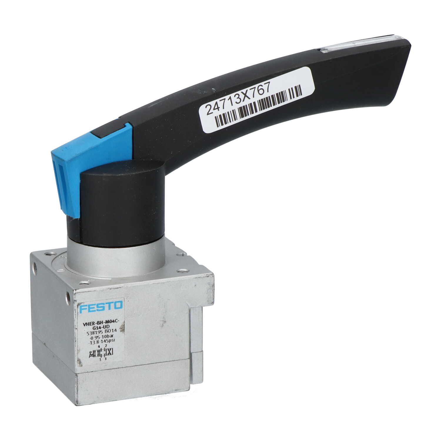 Festo VHER-BH-M04C-G14-UD Hand Lever Valve Handhebelventil 10Bar New NMP