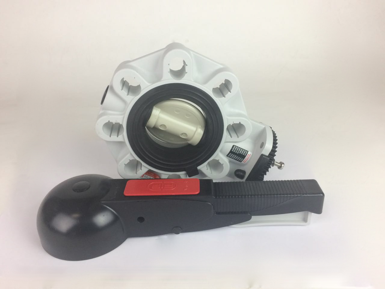 FIP FKOM/LM D90 DN80 PN10 Butterfly Valve FPM PP PPGR