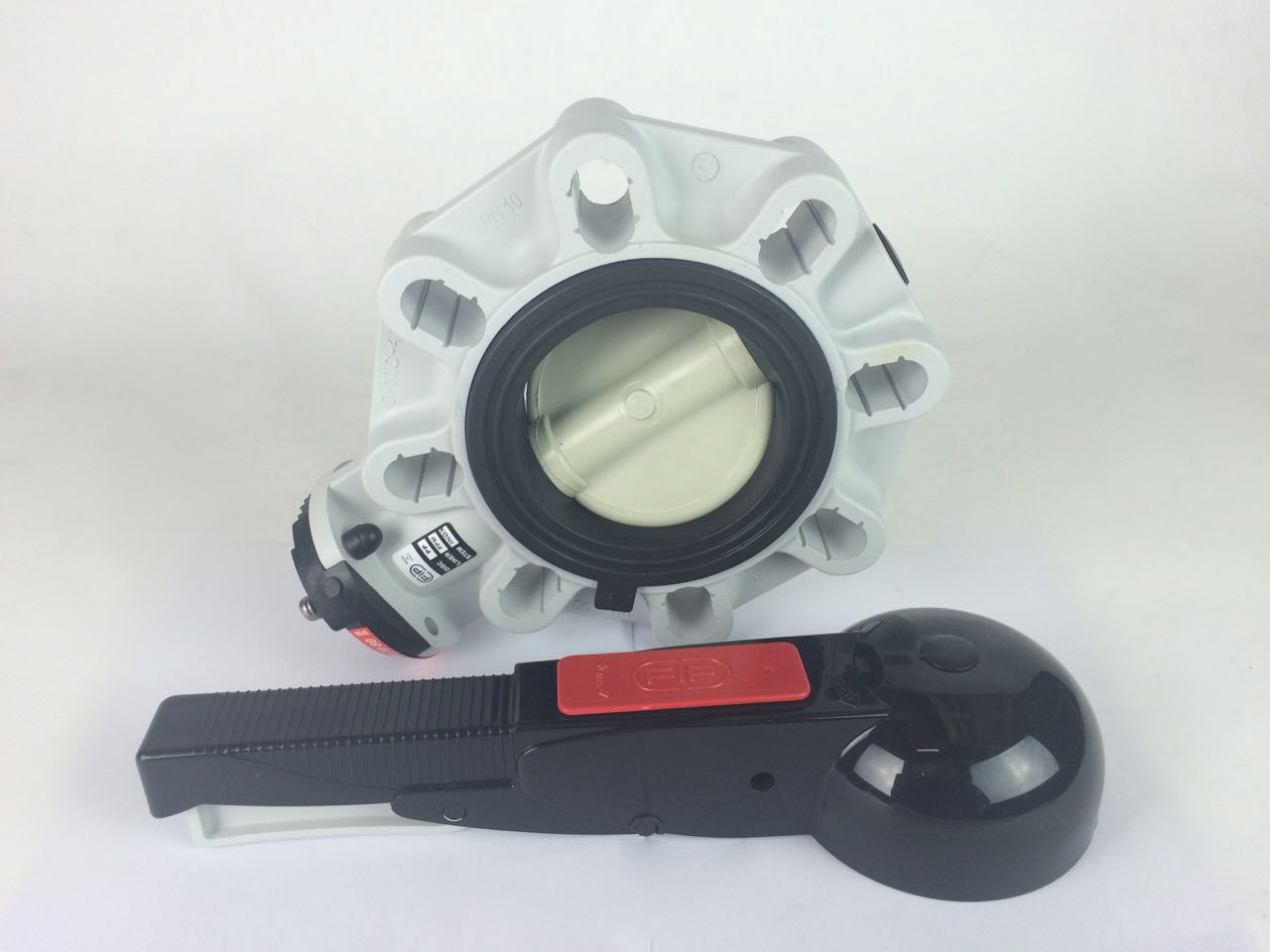 FIP FKOM/LM D110 DN100 PN10 Clean Butterfly Valve FPM PP PPGR