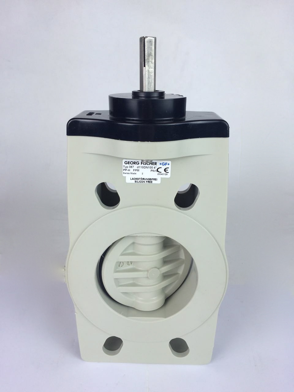 Georg Fischer Typ 367 D110 DN100 PN10 PP-H FPM Butterfly Valve