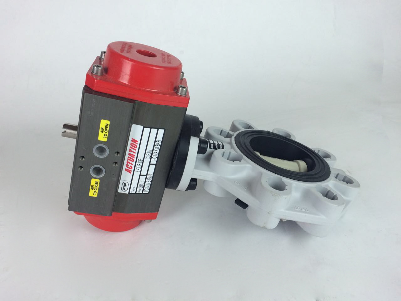 FIP FK/CP DE CLEAN Butterfly Valve + Actuator DN80 3" PN10 PPGR