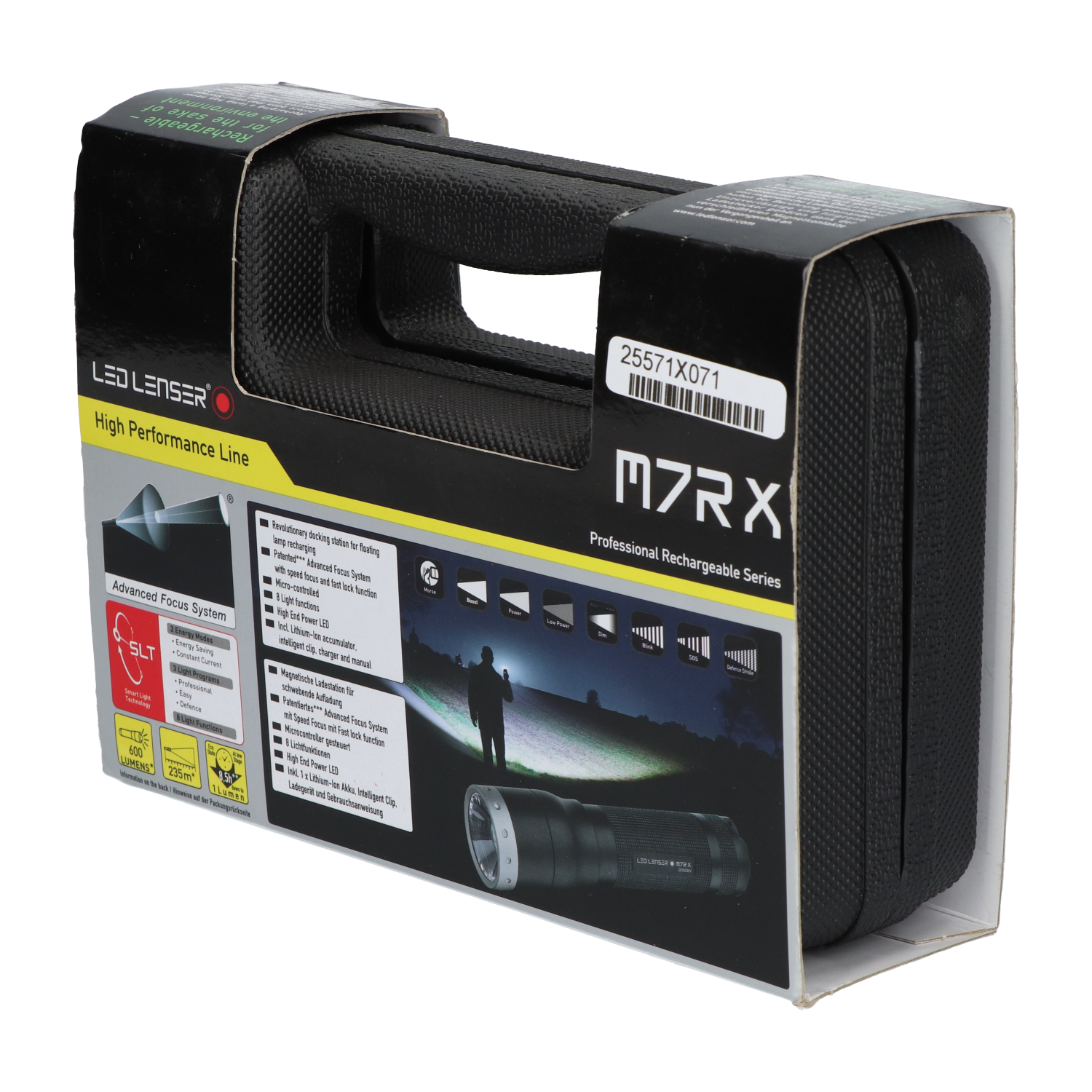 Led Lenser 8307-RX Rechargeable Torch New NFP Sealed