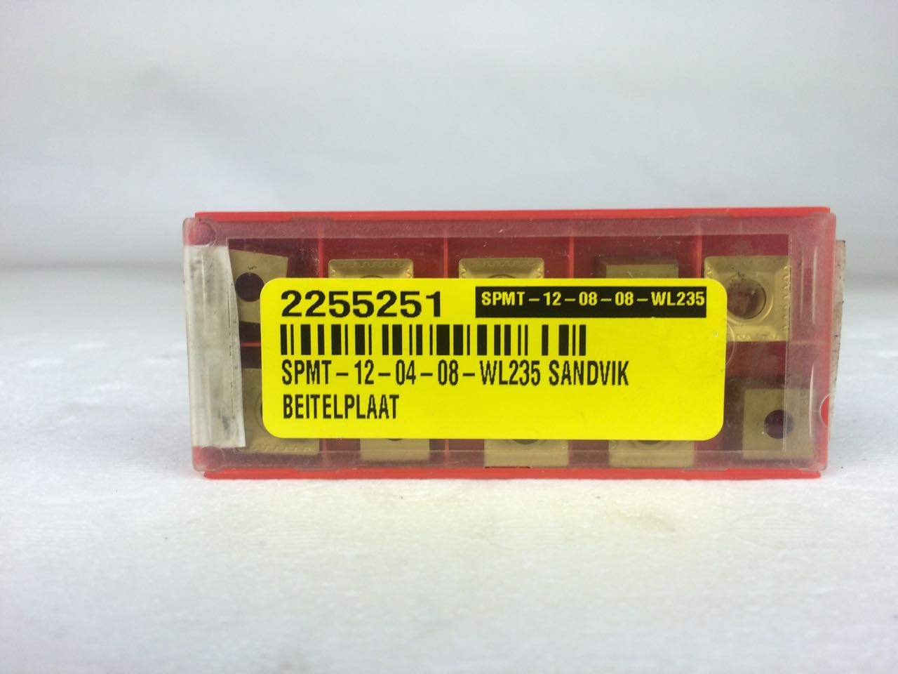 Sandvik SPMT 12 04 08-WL 235 Inserts (10 Pieces)