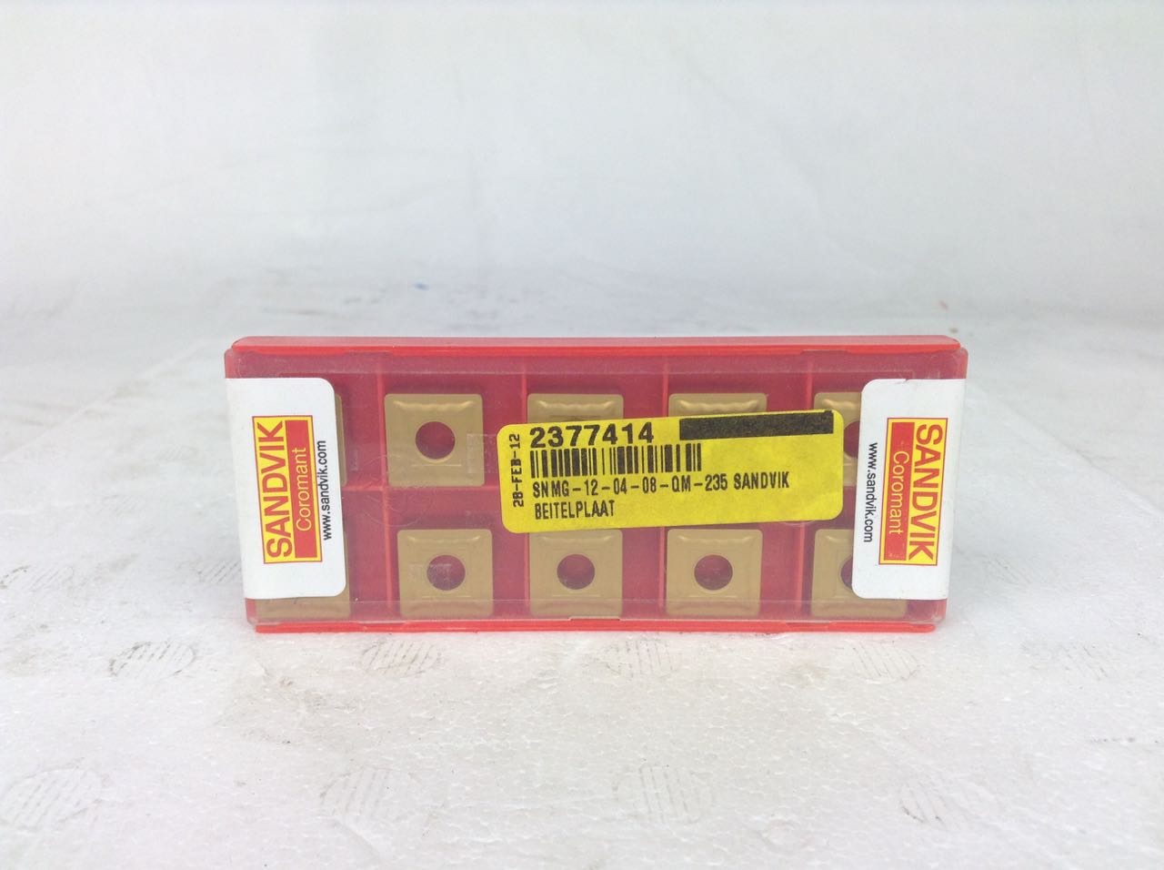 Sandvik SNMG 12 04 08-QM 235 Inserts (10 Pieces)