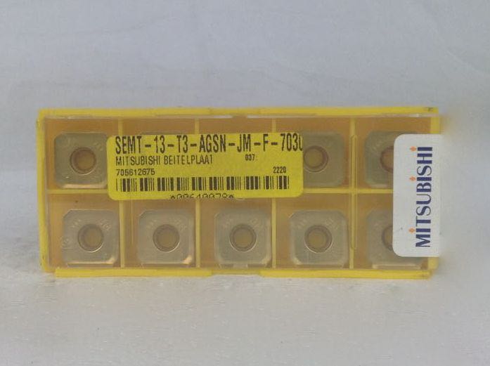 Mitusbishi SEMT 13T3 AGSN JM F7030 Inserts (10 Pieces)
