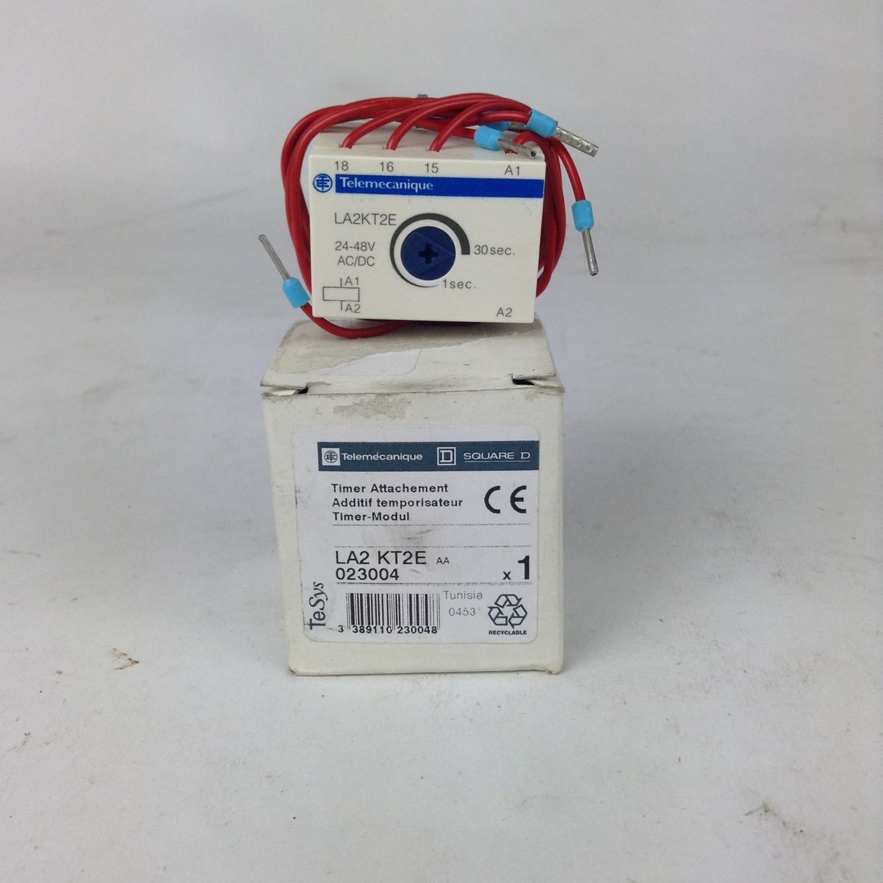 Telemecanique LA2KT2E Timer Attachment New Factory Packing