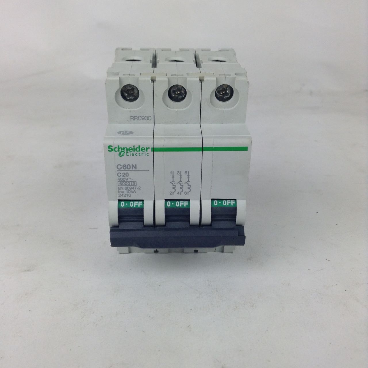 Schneider C60N C20 Circuit Breaker Used