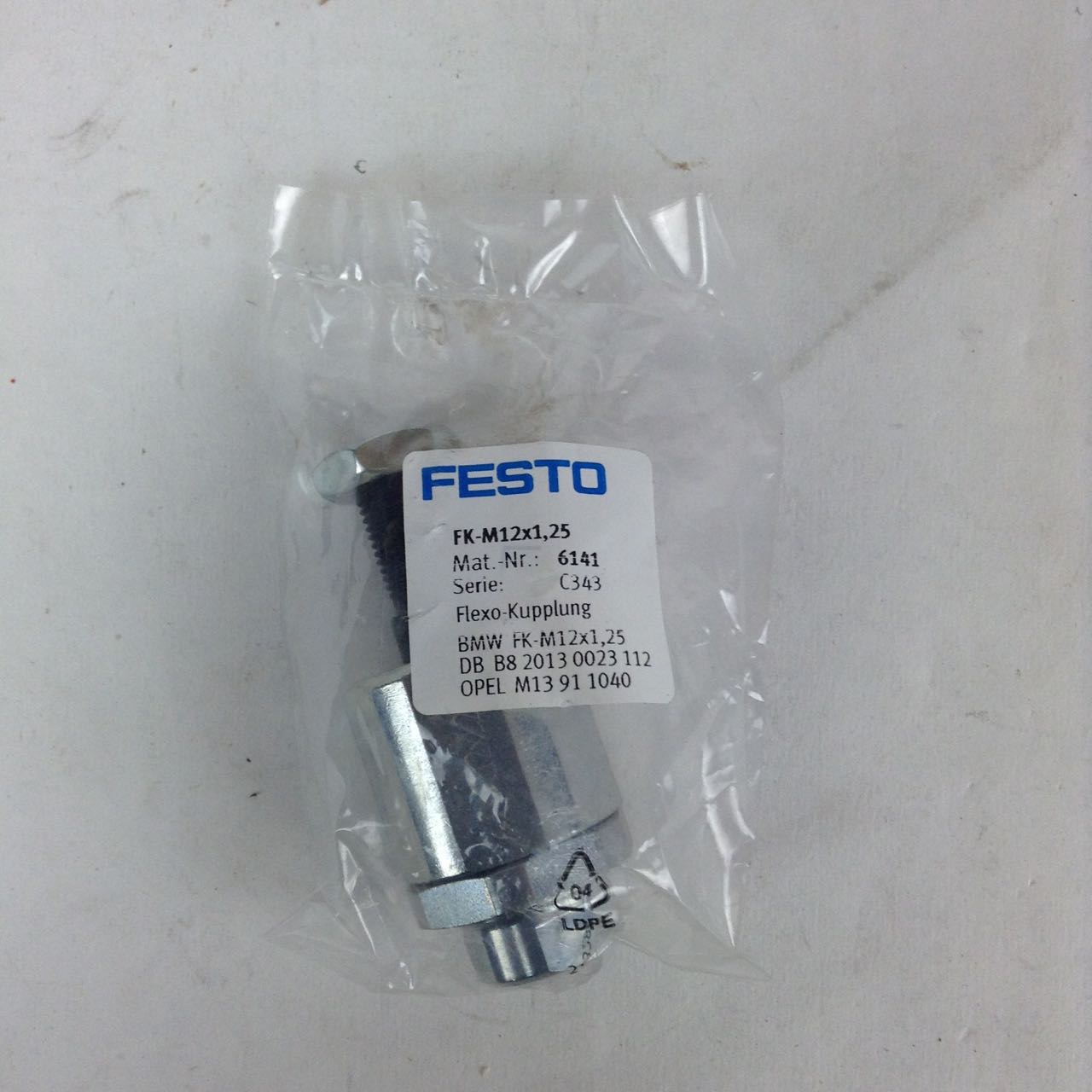 Festo FK-M12X1.25 New Sealed Factory Packing