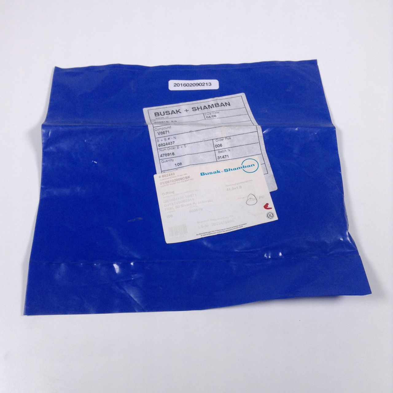 Busak+Shamban OR1004100-V8671 41x1 O-Ring (108 Pieces)