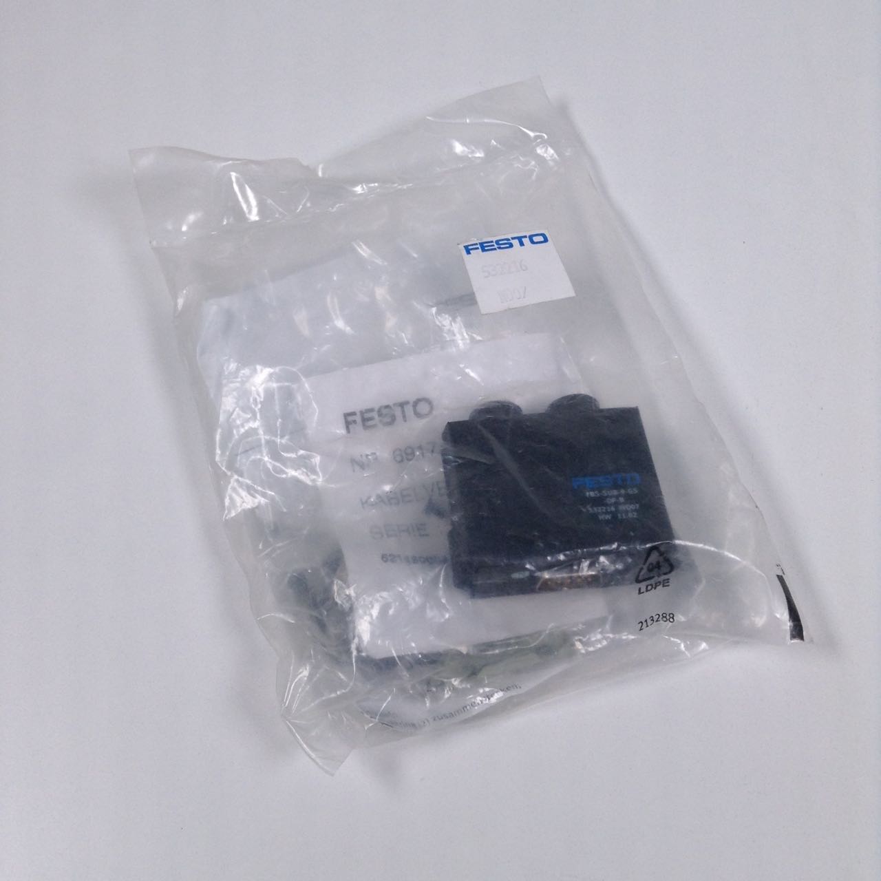 Festo FBS-SUB-9-GS-DP-B 2x 2 Spring Loaded Terminal Plug NFP