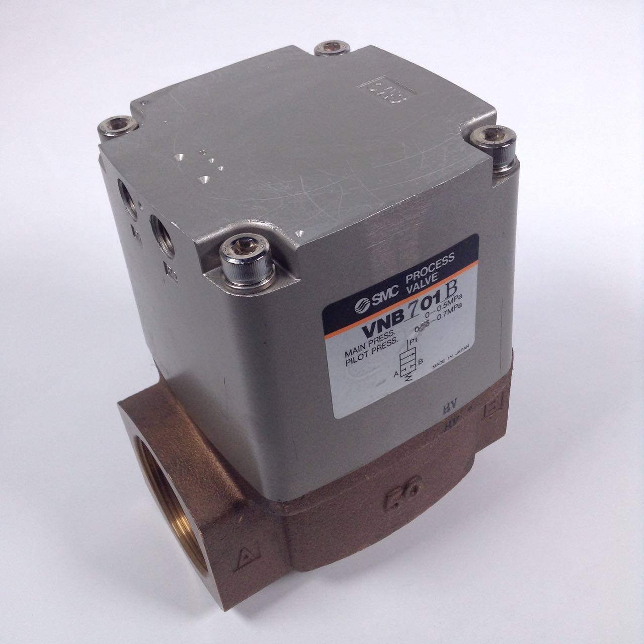 SMC VNB701B-50A Pneumatic Process Valve 2 Ports UMP