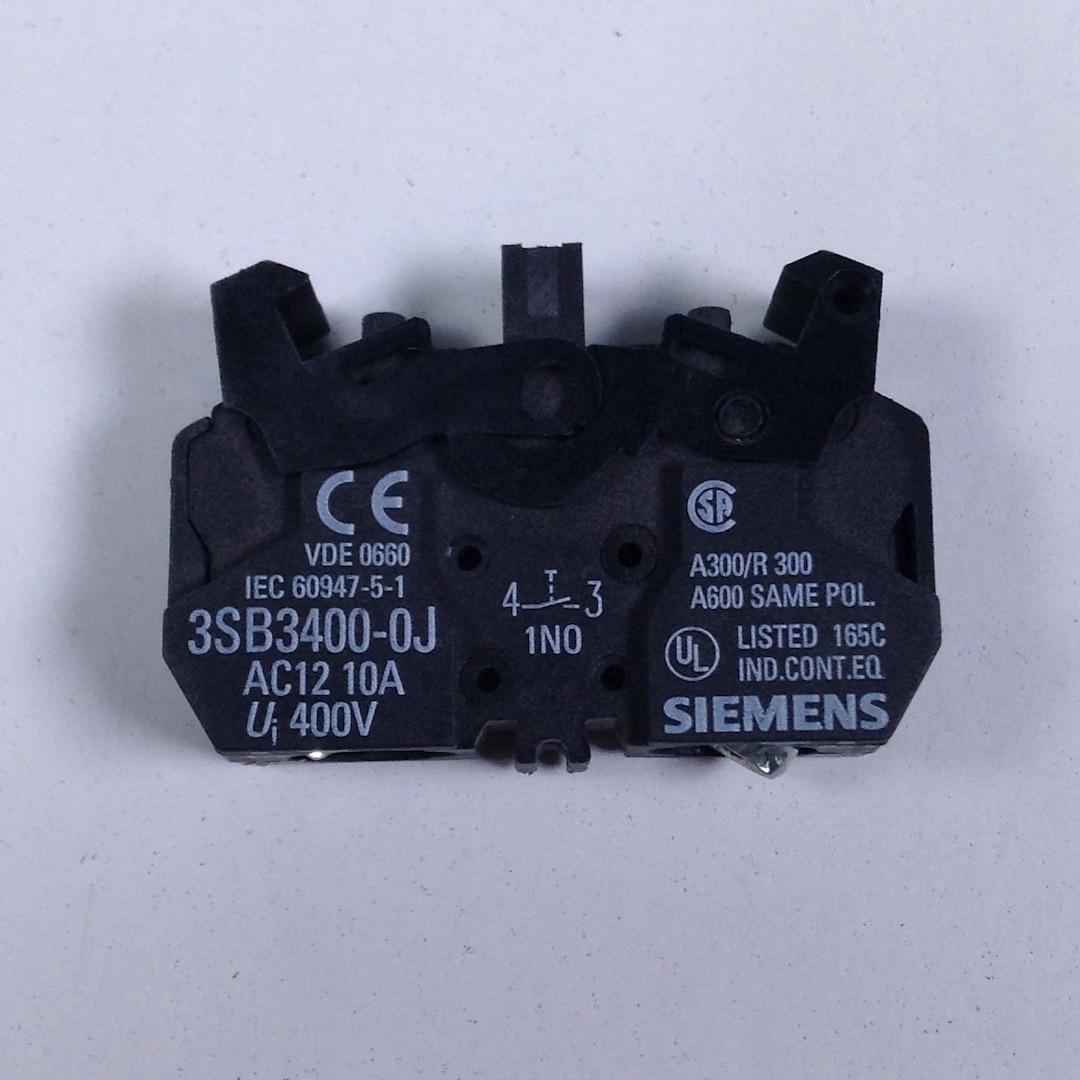 Siemens 3SB3400-0J Contact Block 3SB3 1NO 22mm NMP (5pcs)