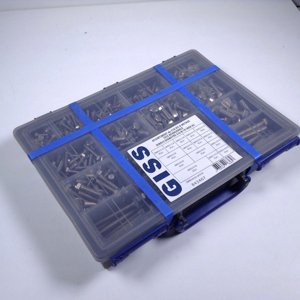 Giss 843467 Box Hexagon Head A2 Stainless Steal Screws NFP
