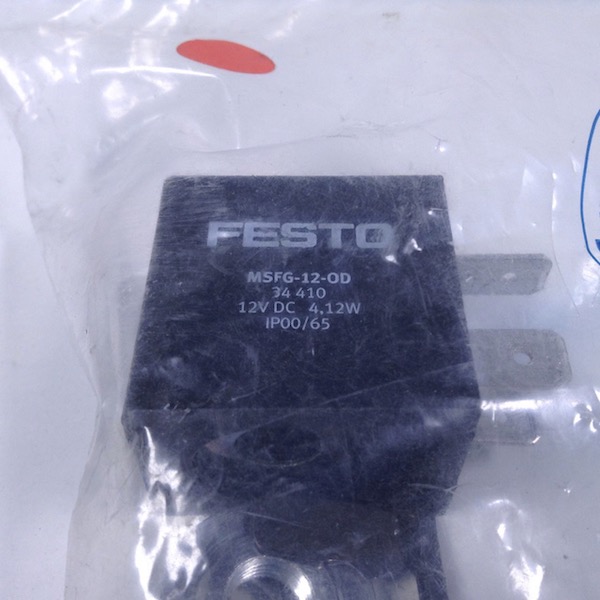 Festo MSFG-12-OD Solenoid Coil 12Vdc 4.12W NFP