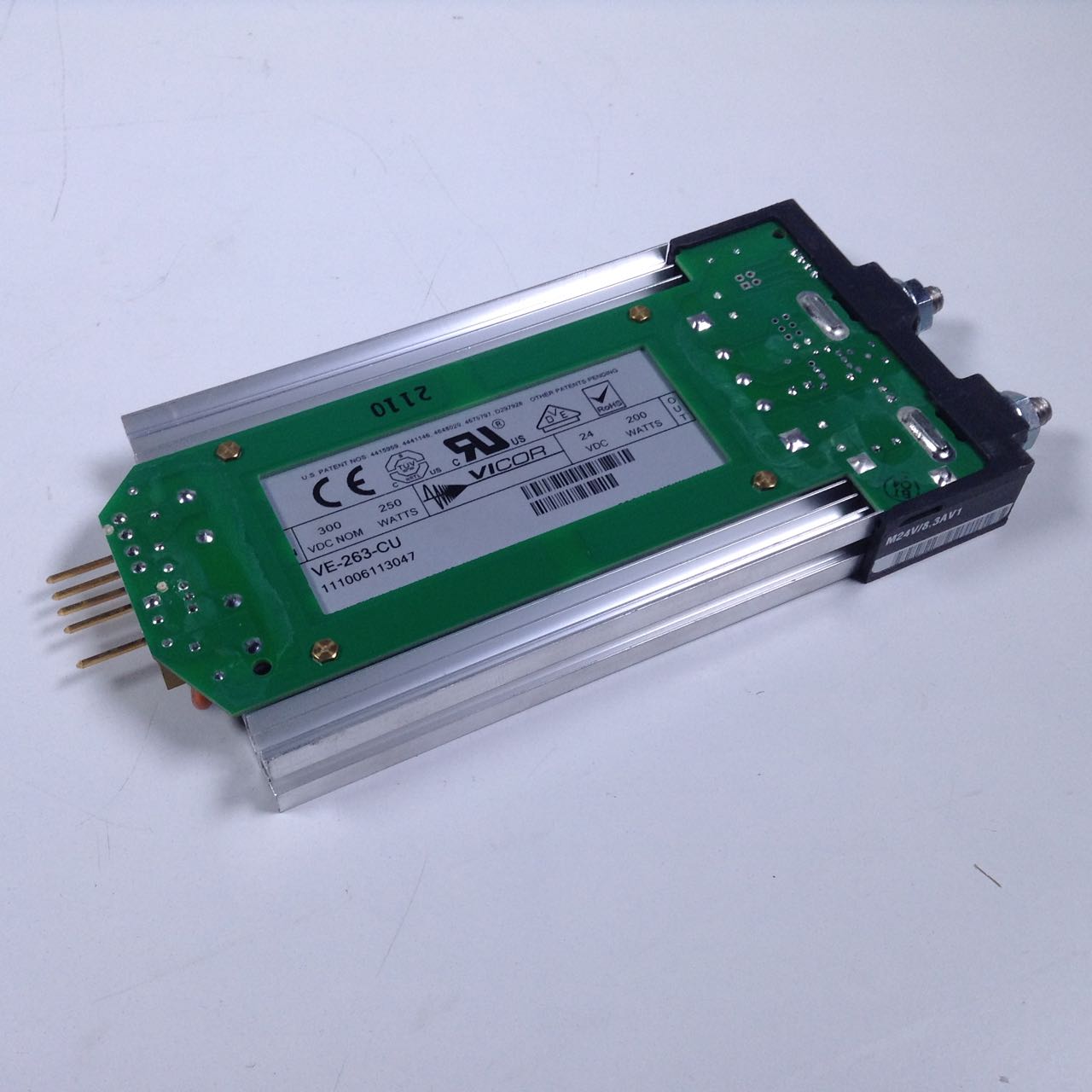 Vicor VE-263-CU M24V/8.3AV1 Power Supply Module - UMP 1