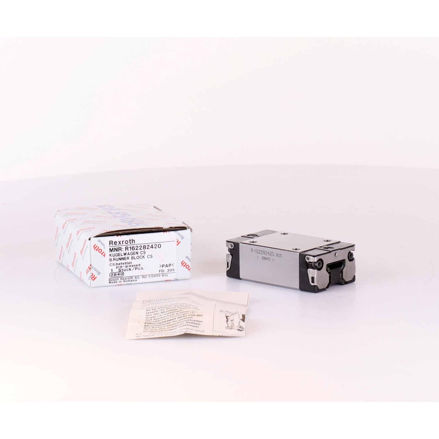 Rexroth R162282420 Runner Block CS Kugelwagen New NFP