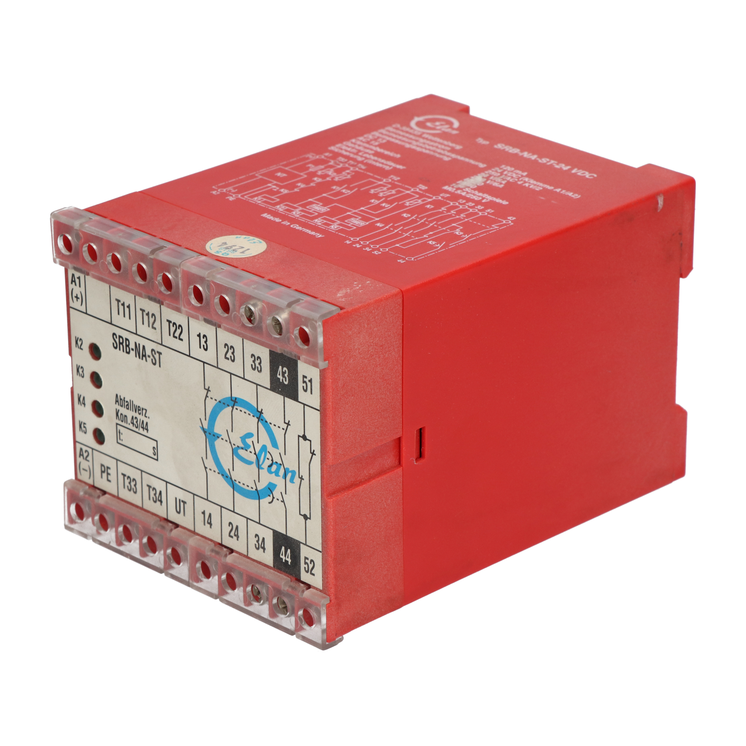 Elan SRB-NA-ST-24VDC Safety Relay (24VDC) - Fire Control System Used UMP