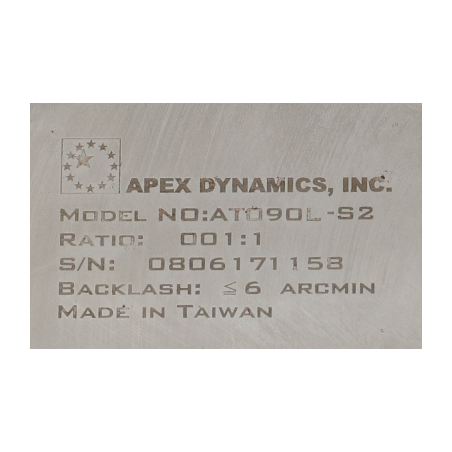 Apex Dynamics Inc AT090L-001-S2 | Maxodeals