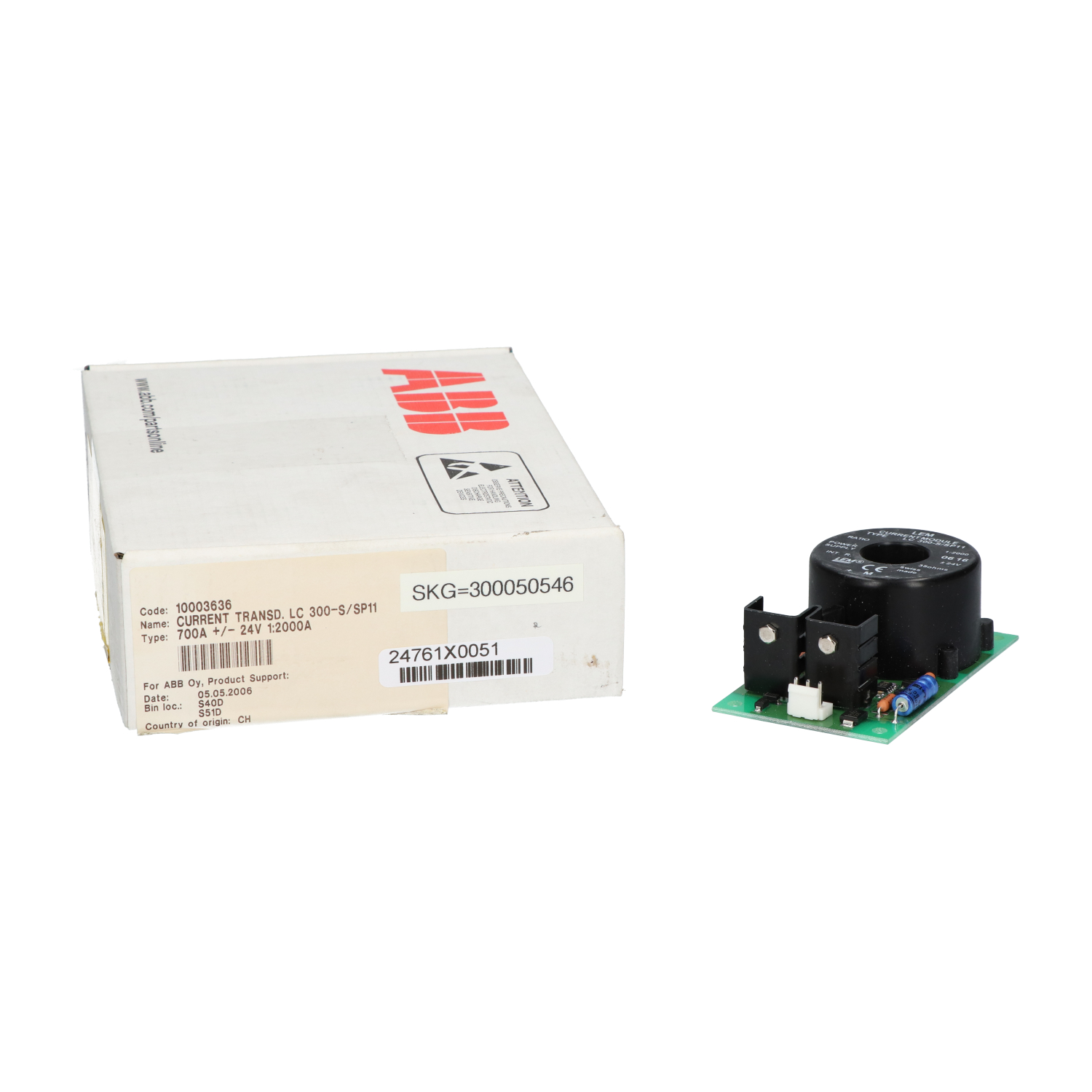 Abb 10003636 Current Transducer New NFP