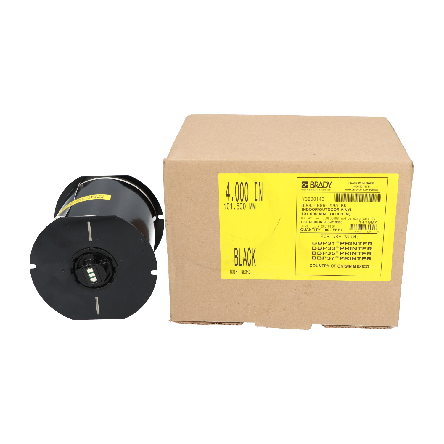 Brady B30C-4000-595-BK | Maxodeals