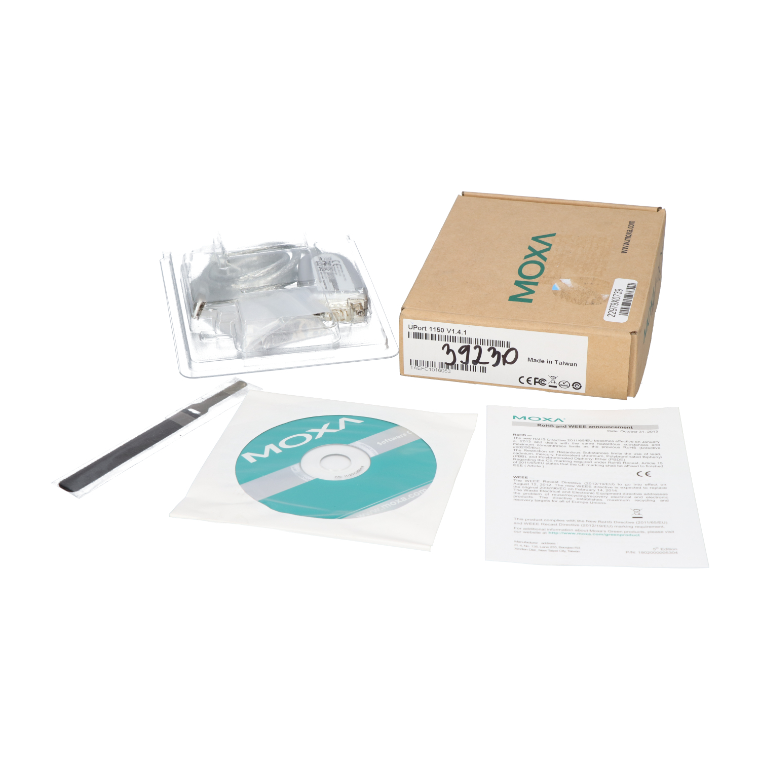 Moxa UPORT1150 USB-to-serial converter New NFP