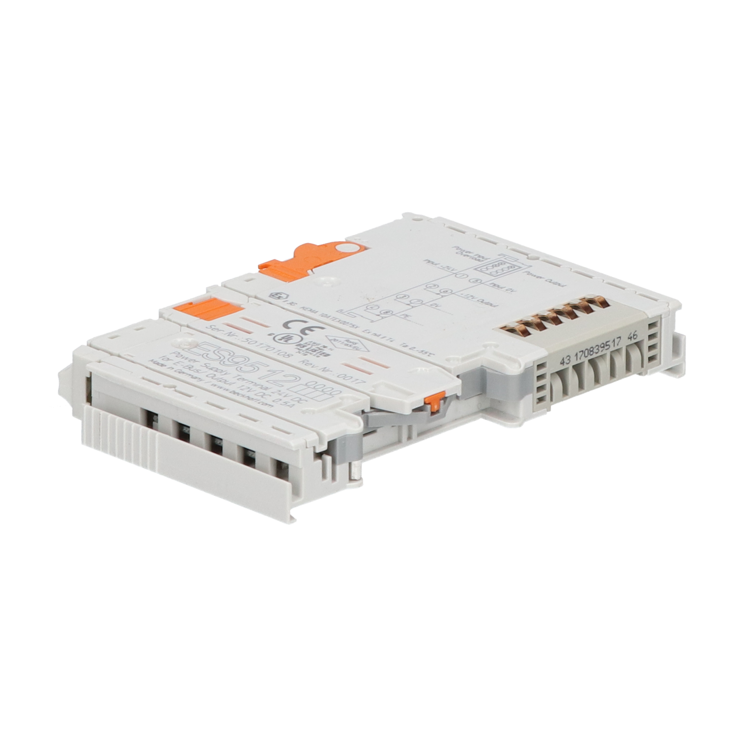 Beckhoff ES9512 Power Supply Terminal 24V New NMP