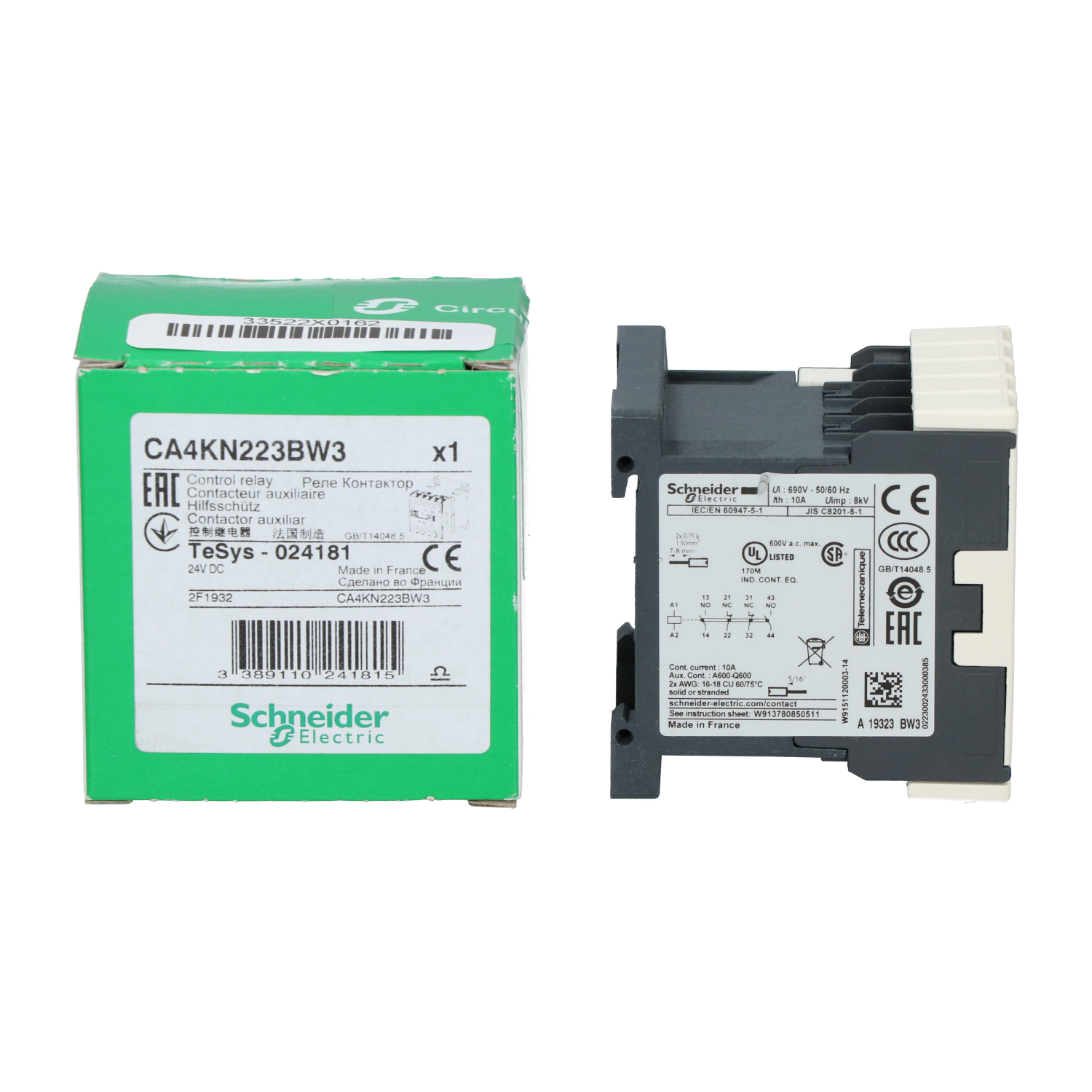 Schneider Electric CA4KN223BW3 | Maxodeals