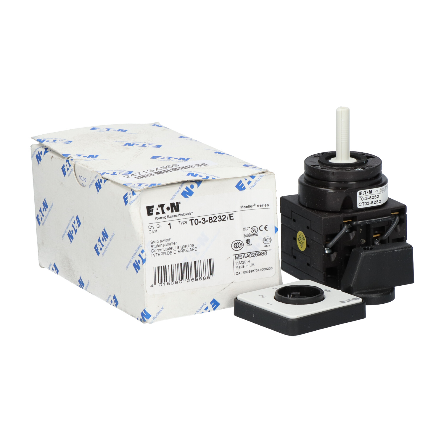 Eaton T0-3-8232/E Step Switch Stufenschalter New NFP