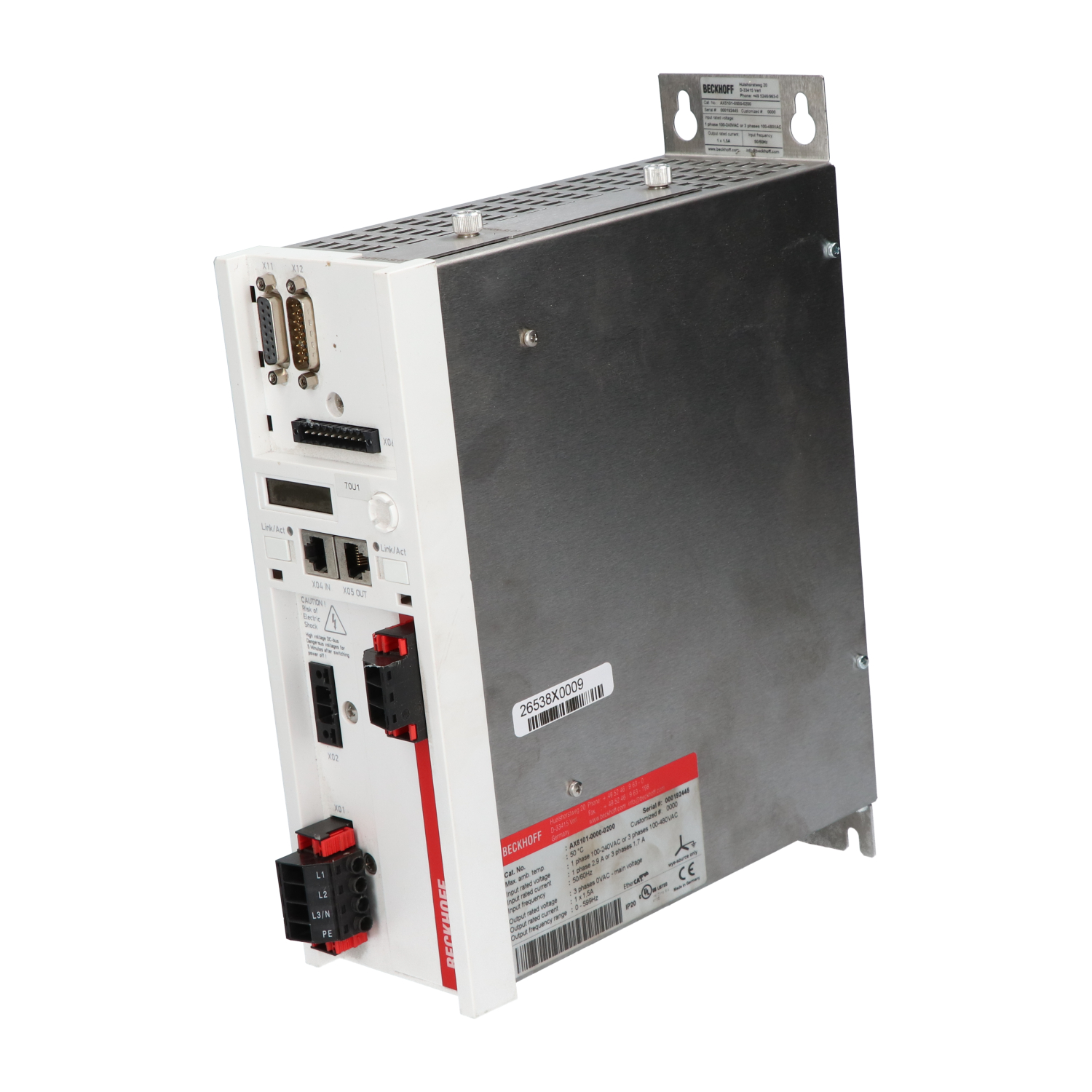 Beckhoff AX5101-0000-0200 Digital Compact Servo Drive New NMP