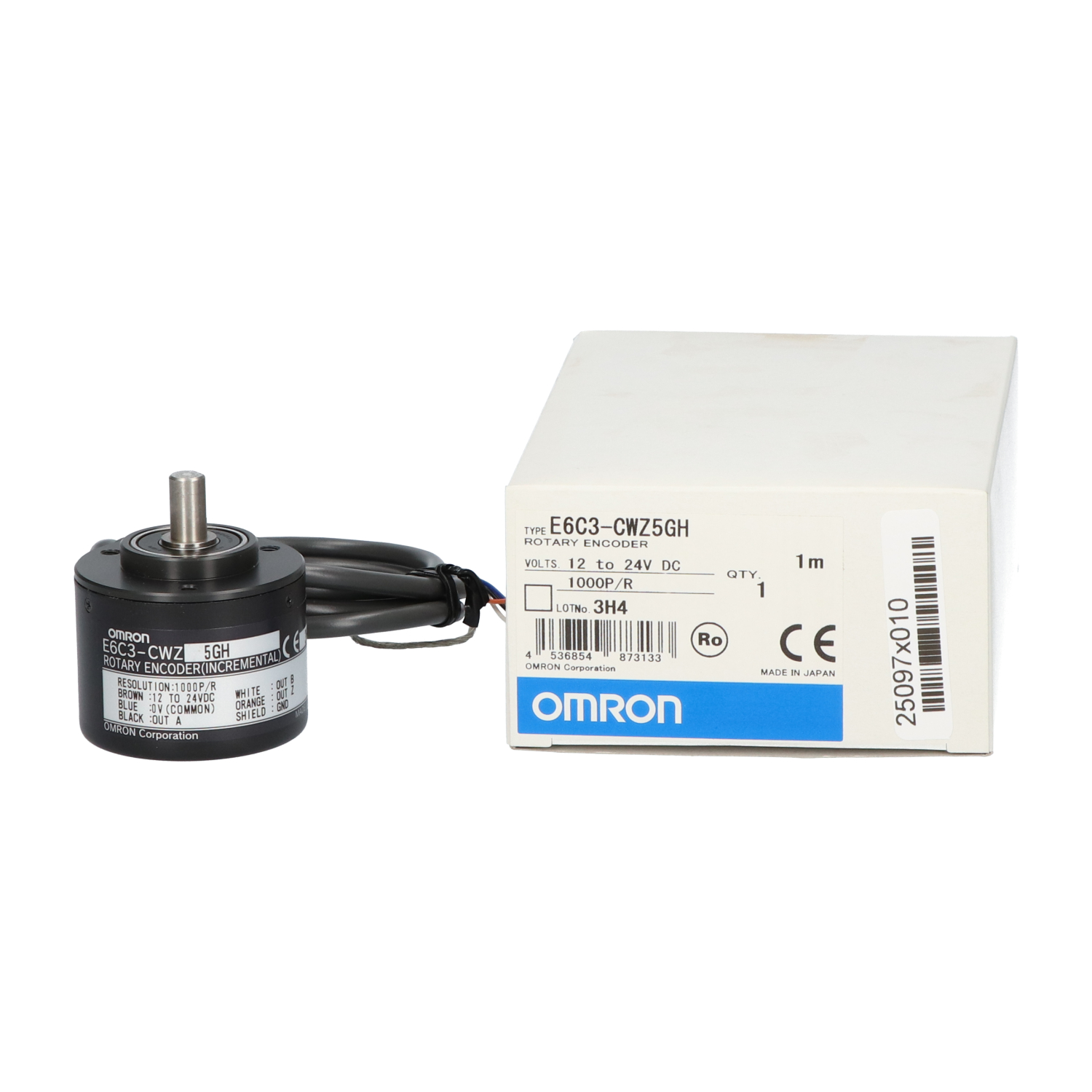 Omron E6C3-CWZ5GH Rotary Encoder incremental 12 - 24V DC New NFP