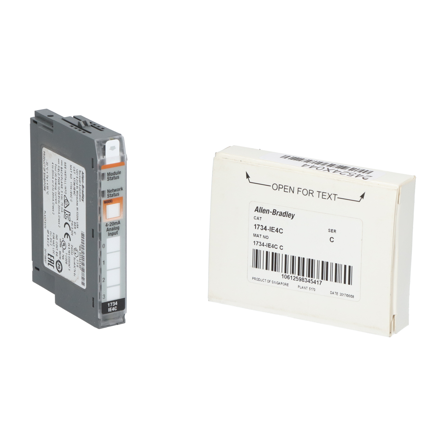 Allen-Bradley 1734-IE4C Analog Input Module ser C New NFP