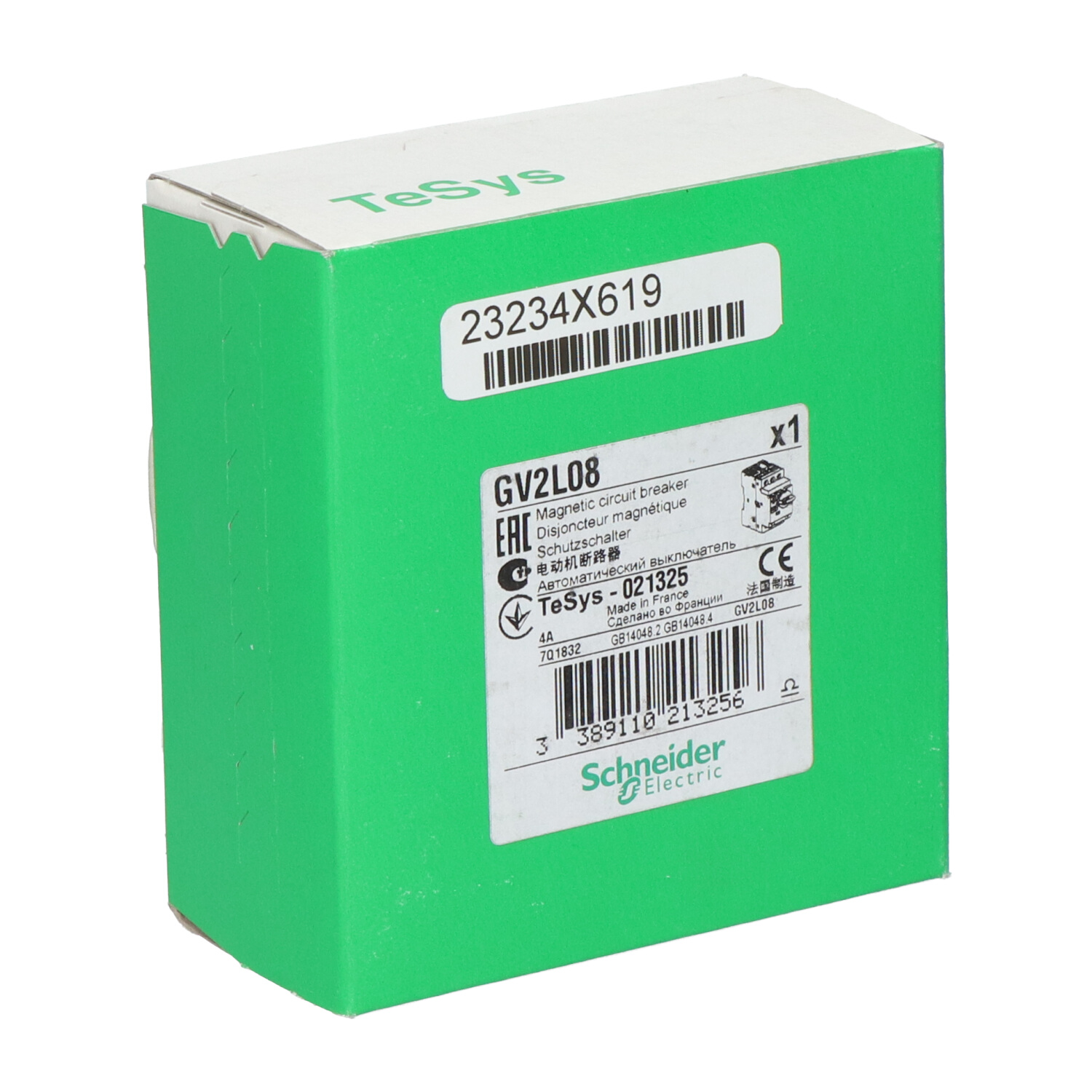 Schneider Electric GV2L08 Int.Aut.Magn.4A White New NFP