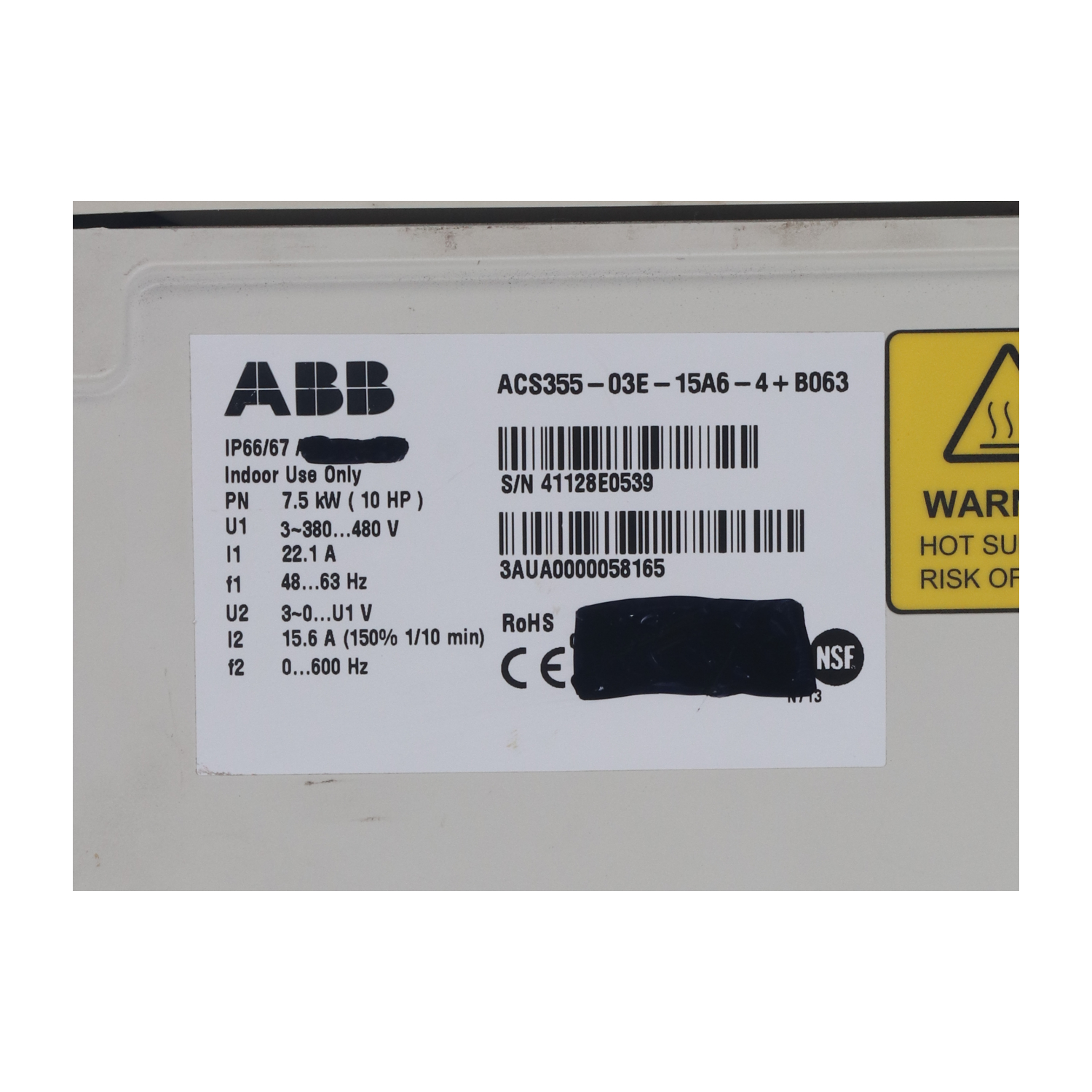 ABB ACS355-03E-15A6-4+B063 | Maxodeals