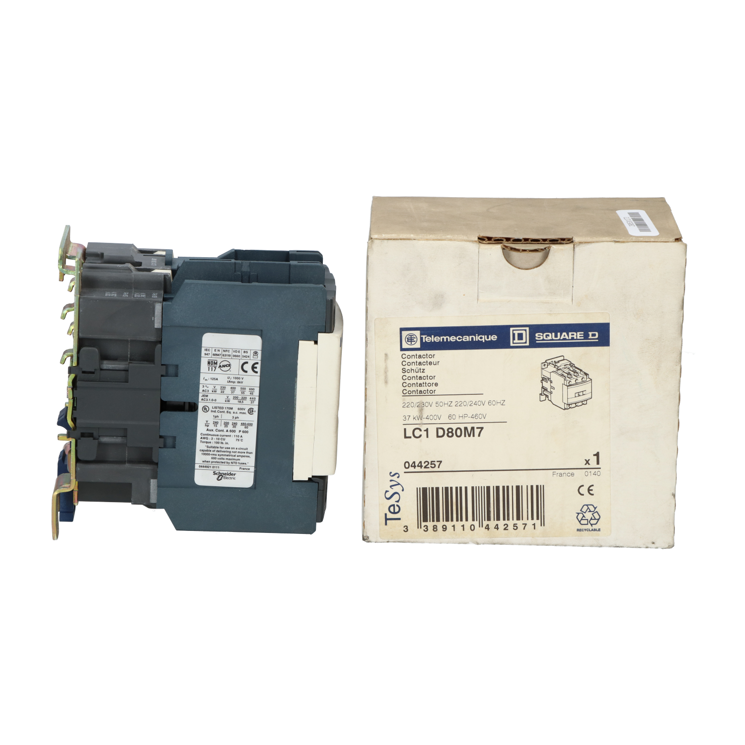 Telemecanique LC1D80M7 | Maxodeals