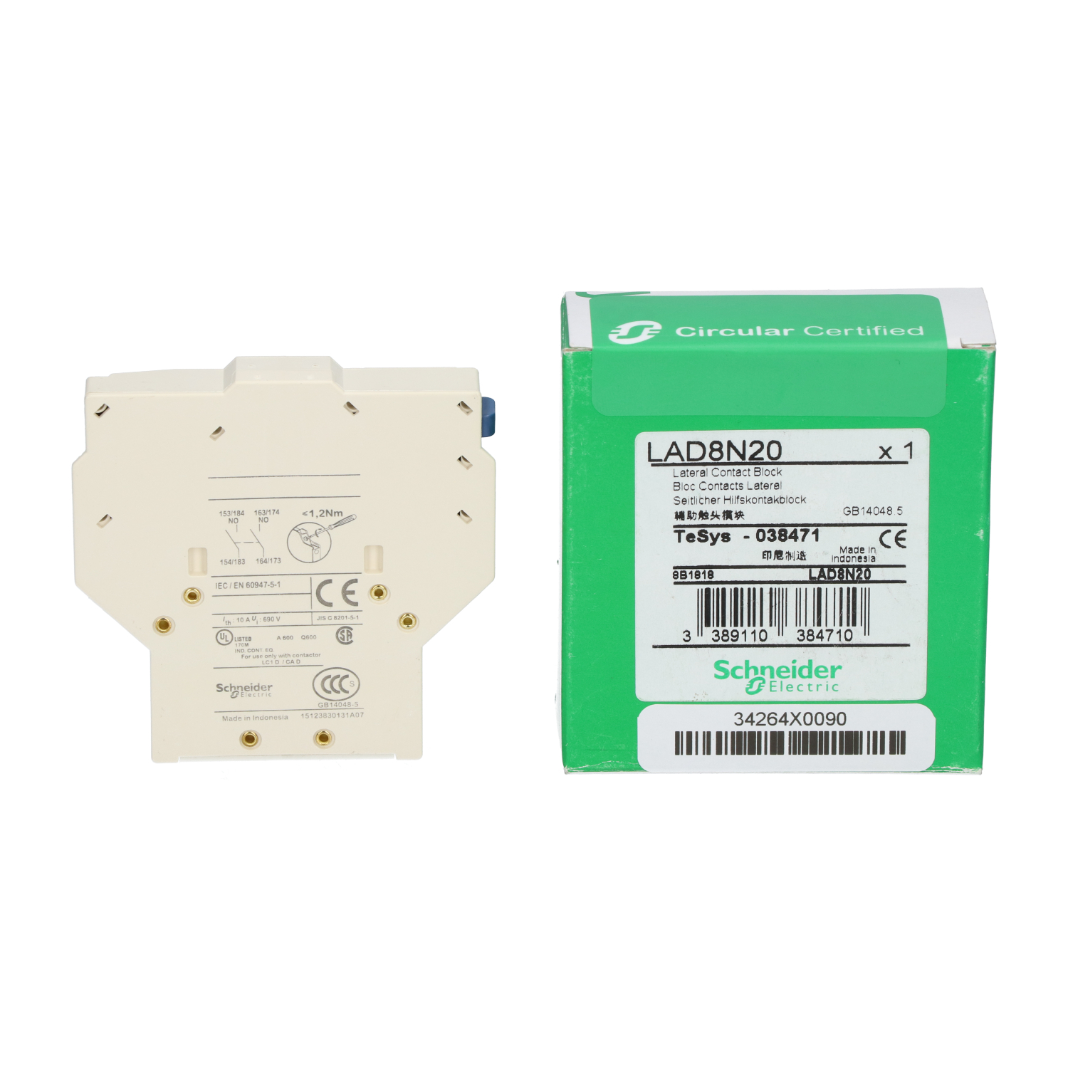 Schneider Electric LAD8N20 | Maxodeals