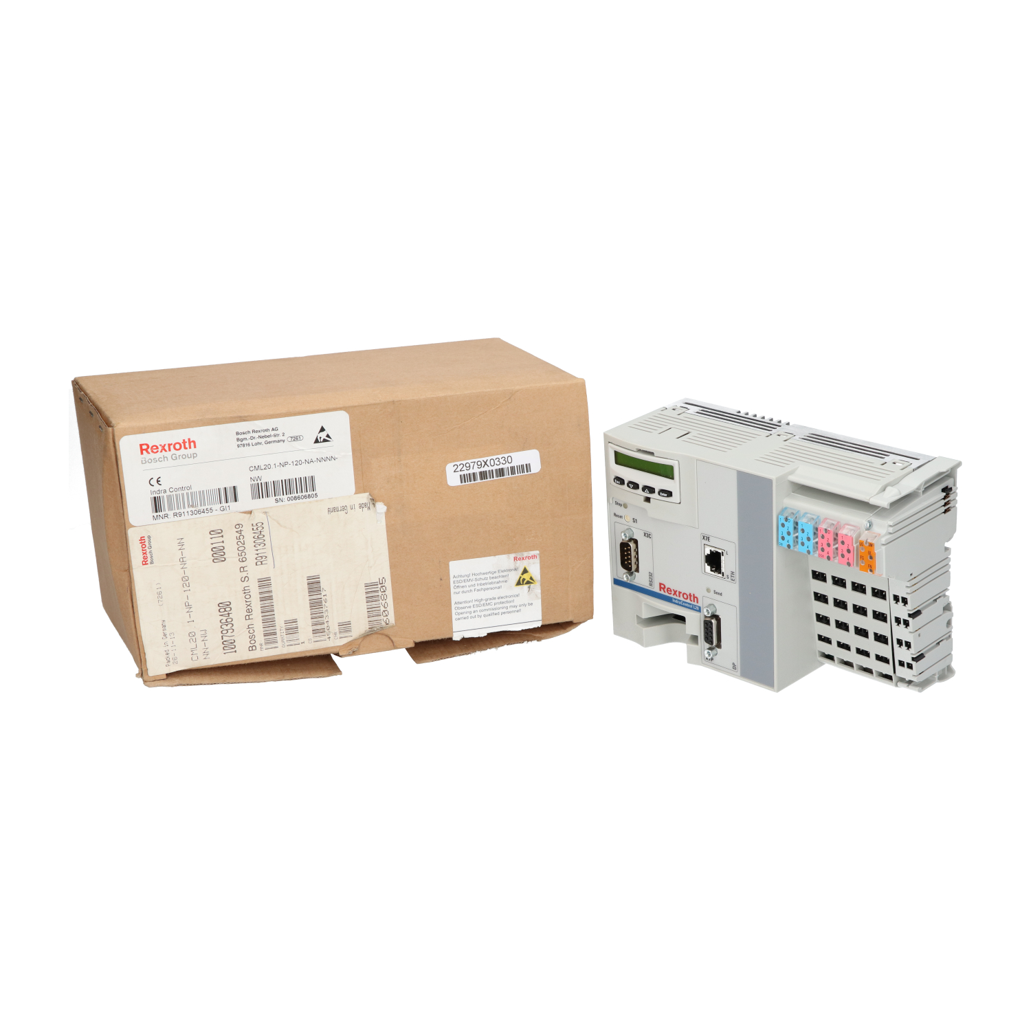 Rexroth R911306455 indracontrol GI1 cml20.1-np-120-na-nnnn-nw New NFP