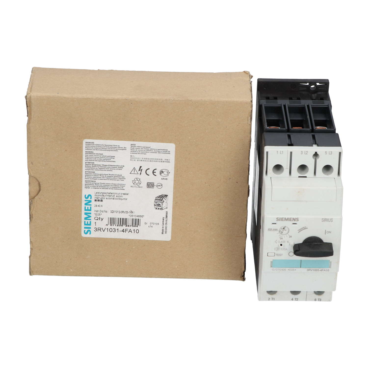 Siemens 3RV1031-4FA10 | Maxodeals
