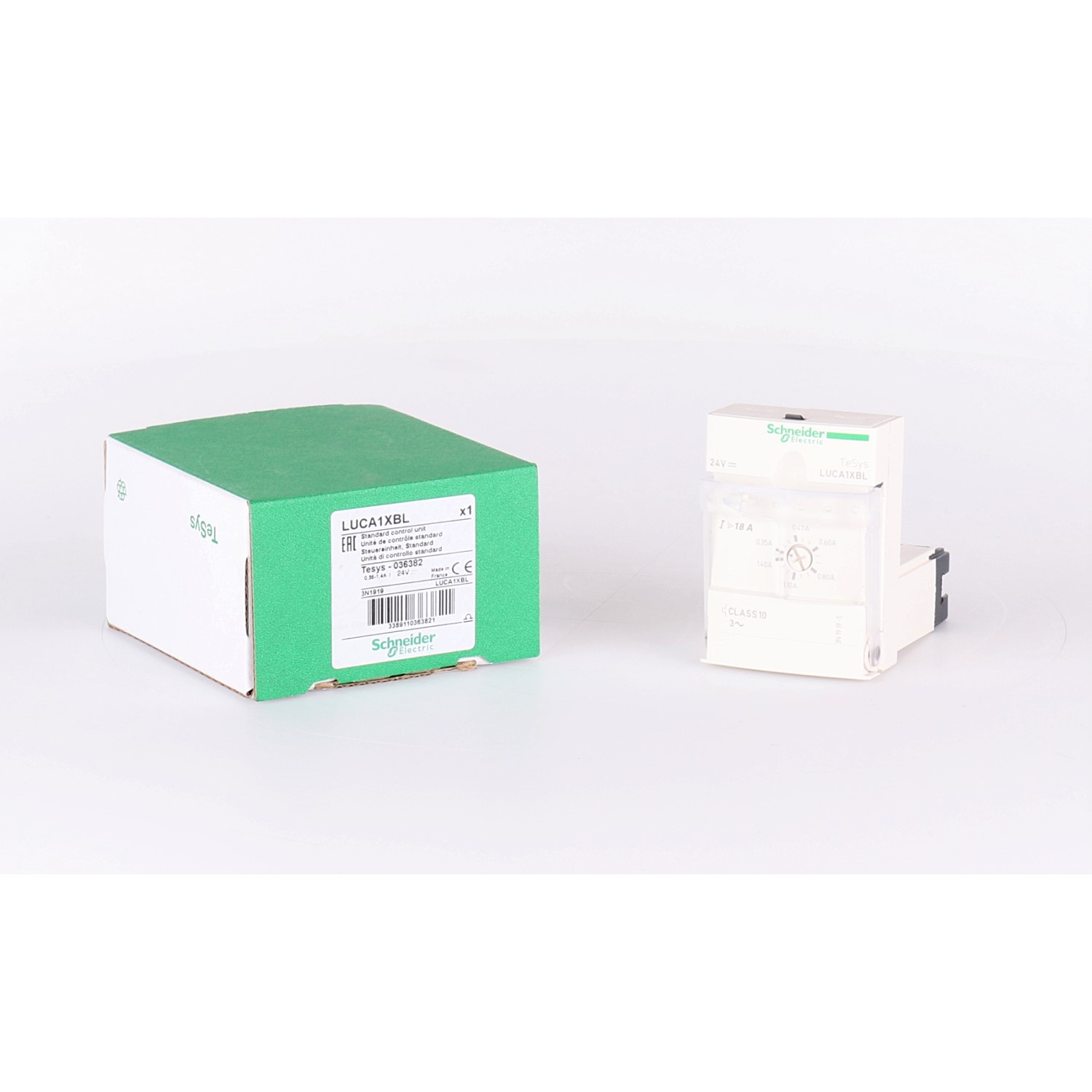 Schneider Electric LUCA1XBL Stand Unit 0.35-1.4A 24V Dc White New NFP