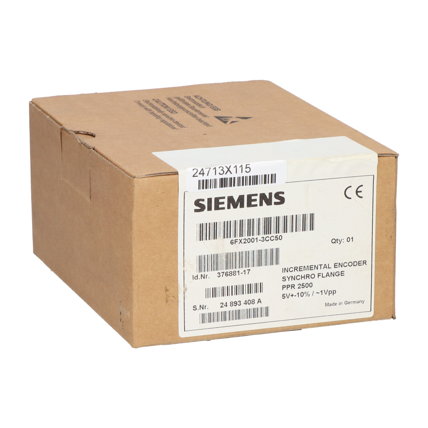 Siemens 6FX2001-3CC50 Incremental Encoder New NFP Sealed