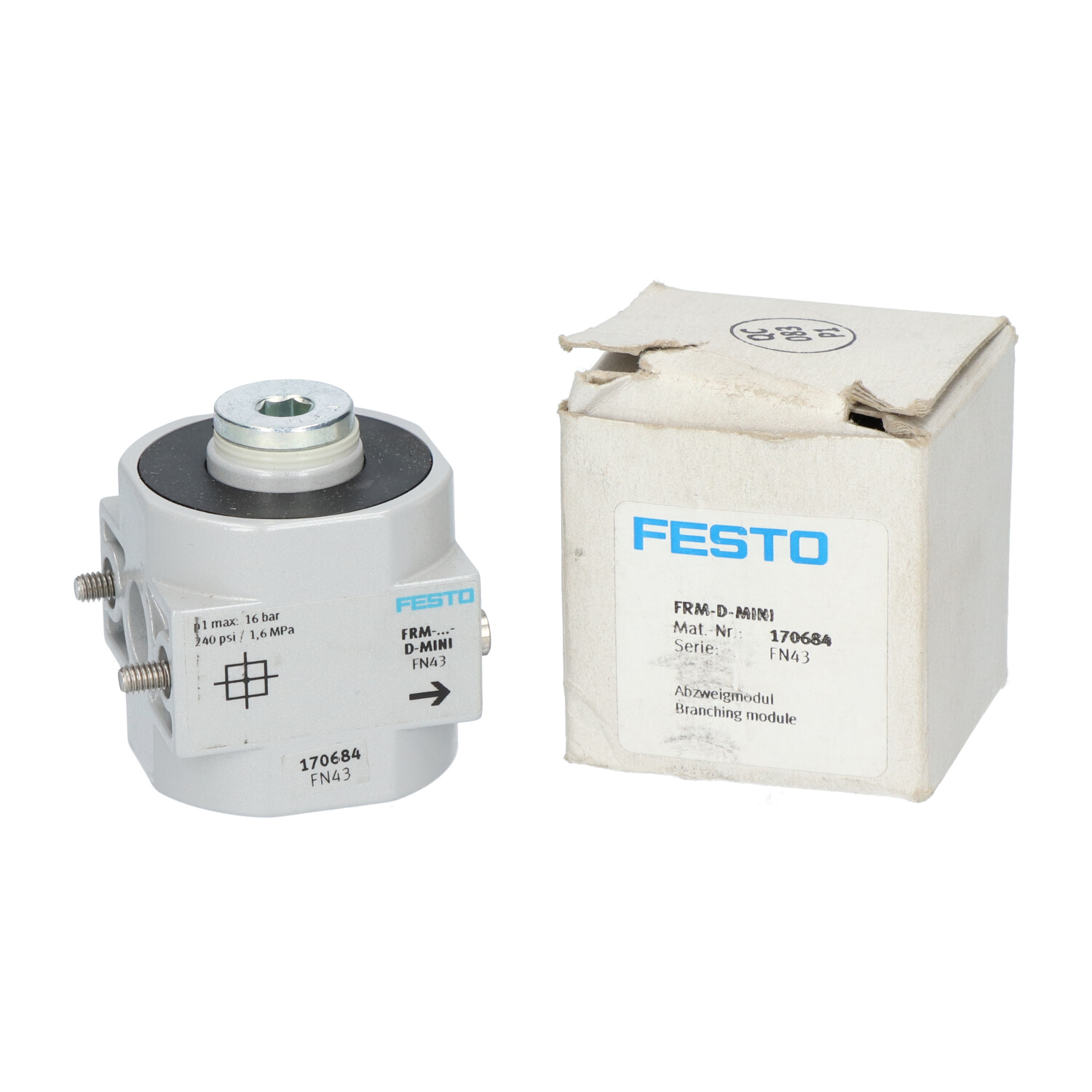 Festo FRM-D-MINI Branching module FRM 170684 FN43 New NFP