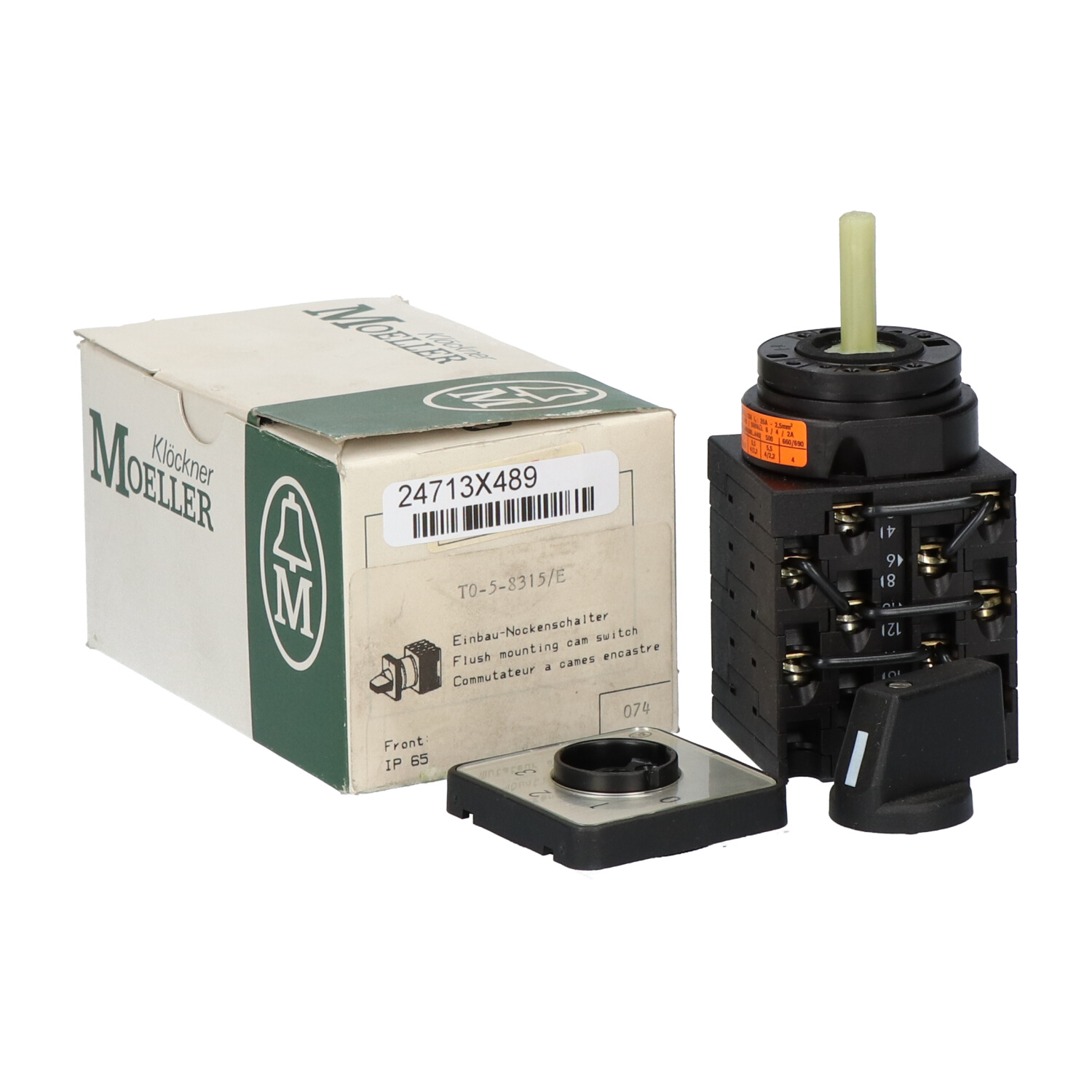 Moeller T0-5-8315/E Flush Mounting Cam Switch Einbau-Nockenschalter New NFP