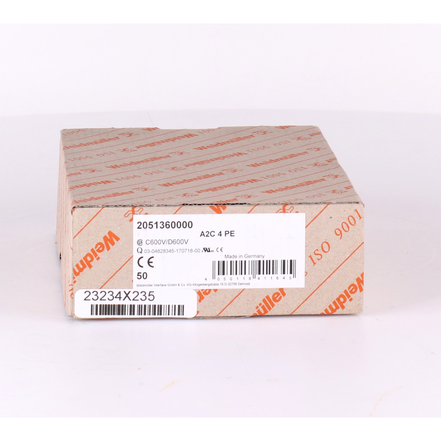 Weidmuller 2051360000 A2C 4 Pe New NFP (50pcs)