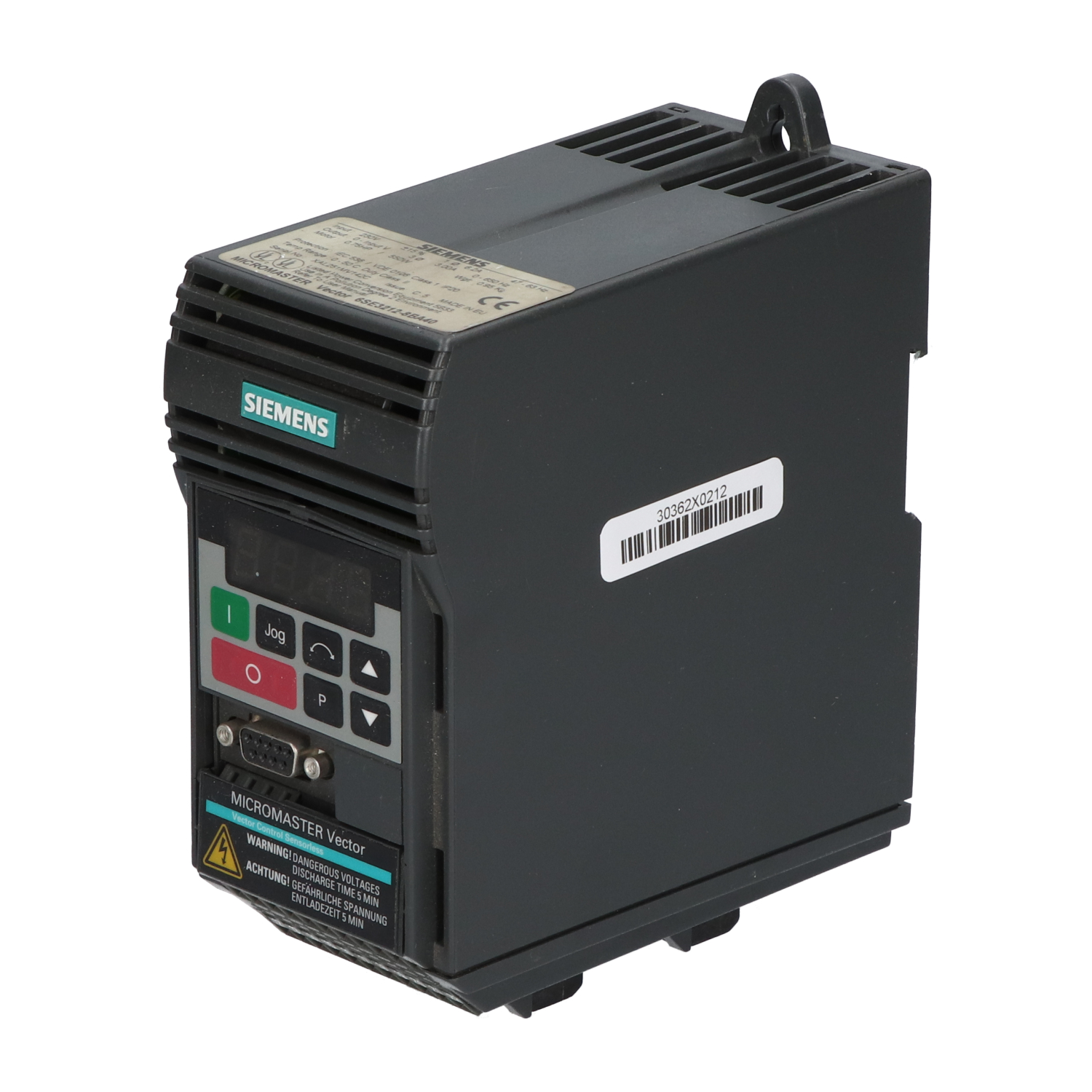 Siemens 6SE3212-8BA40 Micromaster Vector Used UMP